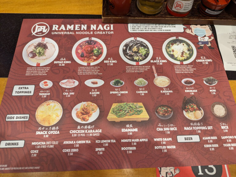 Review Of Ramen Nagi | Singapore | 85/100